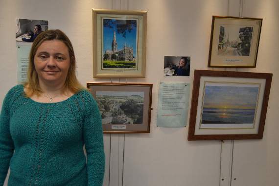 Extraordinary artist displays her work at exhibition in Ross-on-Wye ...