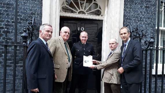 Petition to save eels in River Wye taken to 10 Downing Street ...