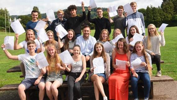 Smiles say it all for Monmouth Comprehensive School pupils ...