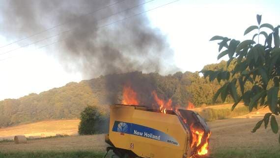 Ross crew attend farm fire | rossgazette.com