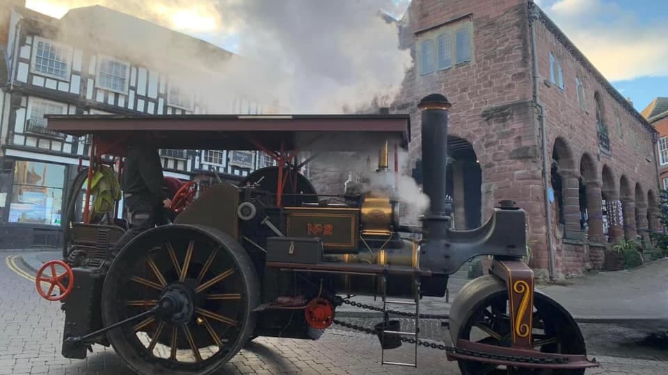 Town enjoys visit from lean, mean, steam rolling machine | rossgazette.com
