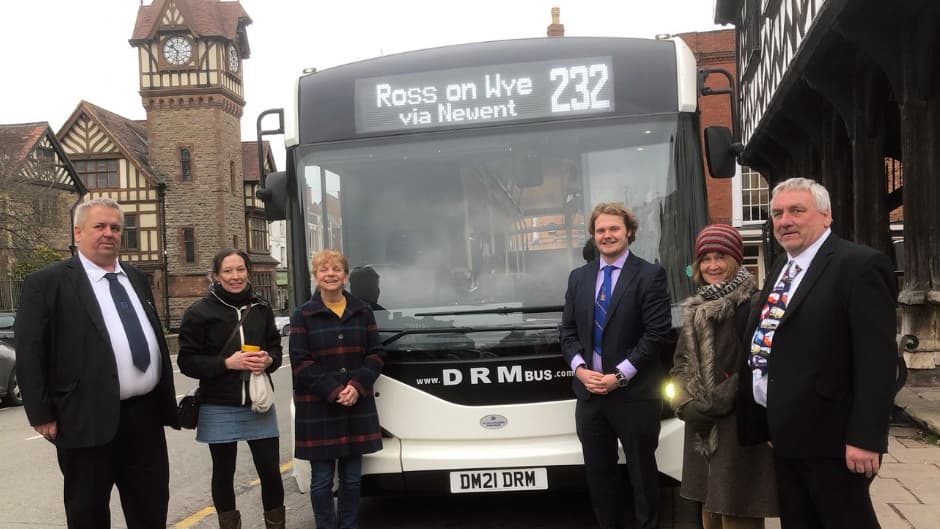 Ross, Newent, Ledbury bus back on track thanks to community drive ...
