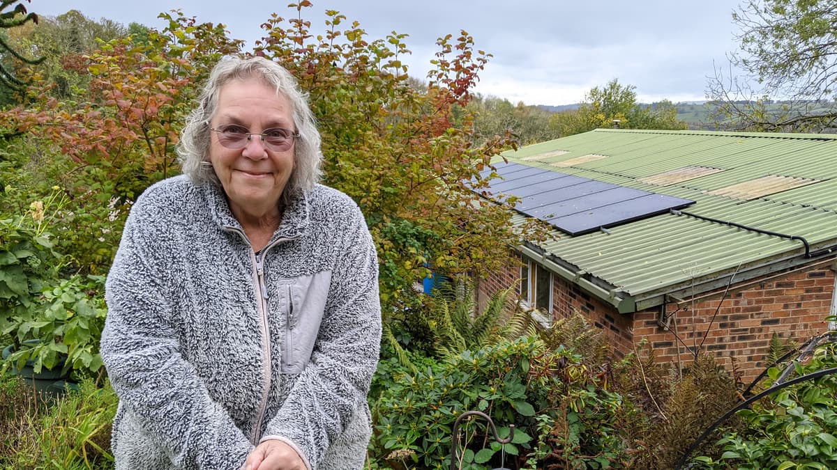 Wyedean's Mary gets a HUG for new solar panels to help combat home ...
