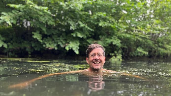 An insight to the man who popularised wild swimming | rossgazette.com