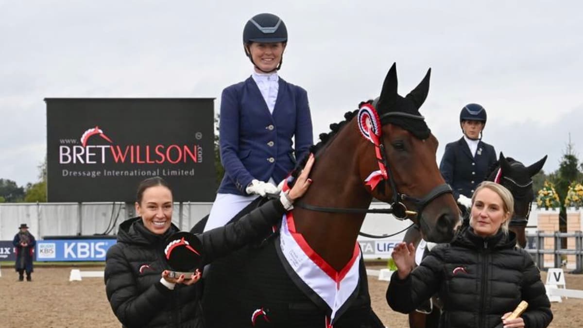 Forest horsewoman Bryony scores British Dressage hat-trick ...
