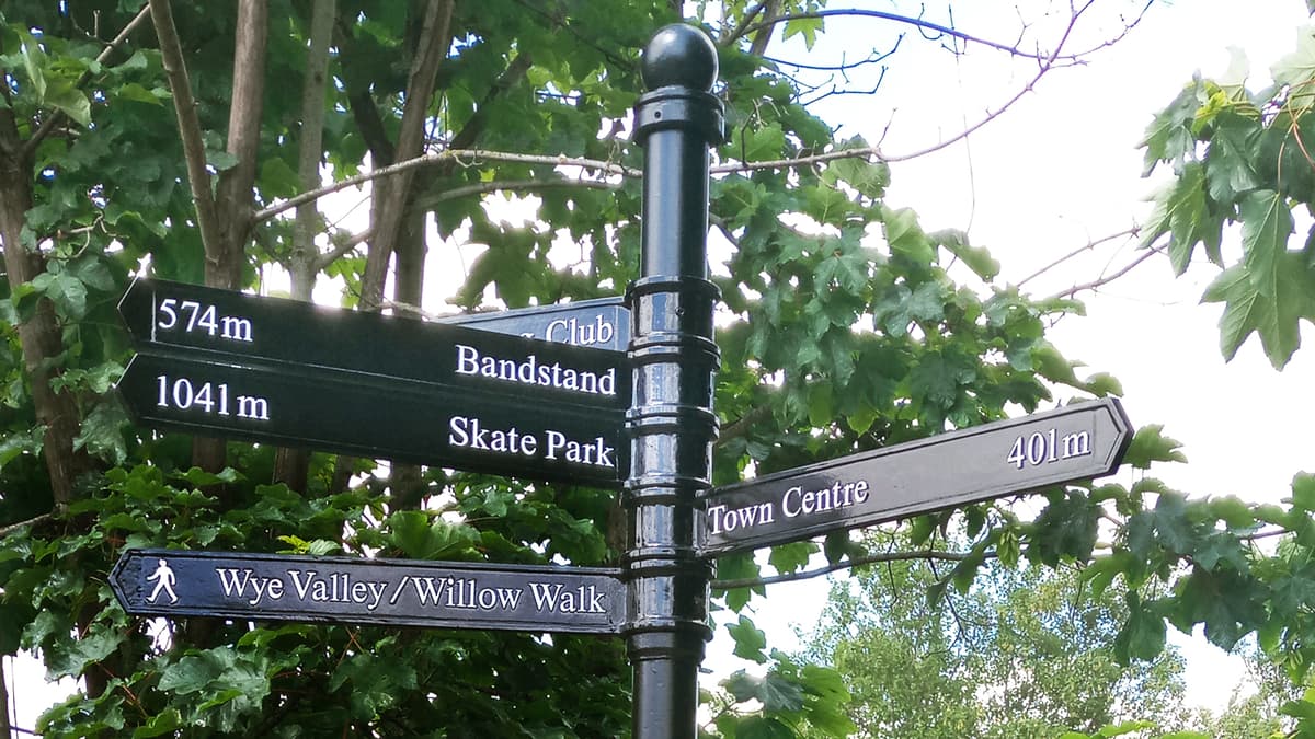 Fingerposts updated for the modern era | rossgazette.com