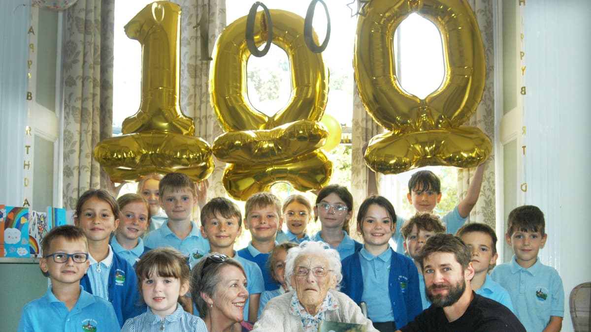 Former teacher Alice Jones celebrates her 100th birthday with children ...