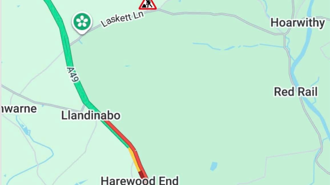 Traffic delays on A49 after collision blocks road | rossgazette.com