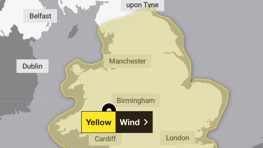 Weather warning issued for this weekend as Met Office says disruption ...